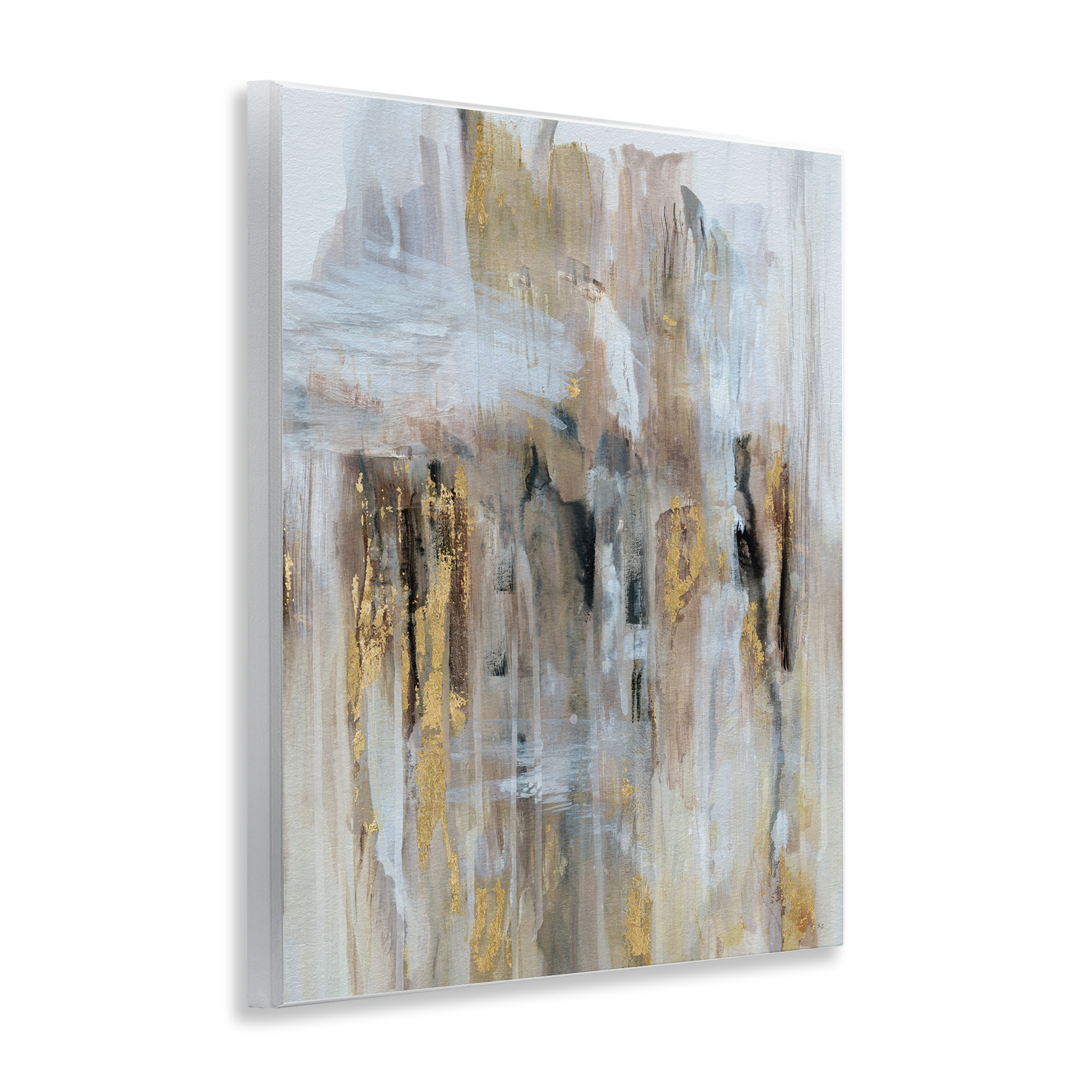 Mercer41 Abstract Paint with Glam Accents Wall Plaque Art by Susan Jill ...