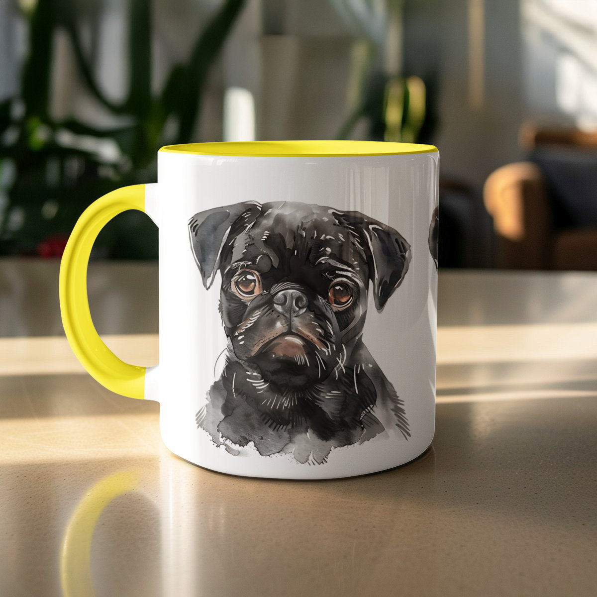 Brayden Studio Set of 4 – 11oz Watercolour Cavalier King Charles ...