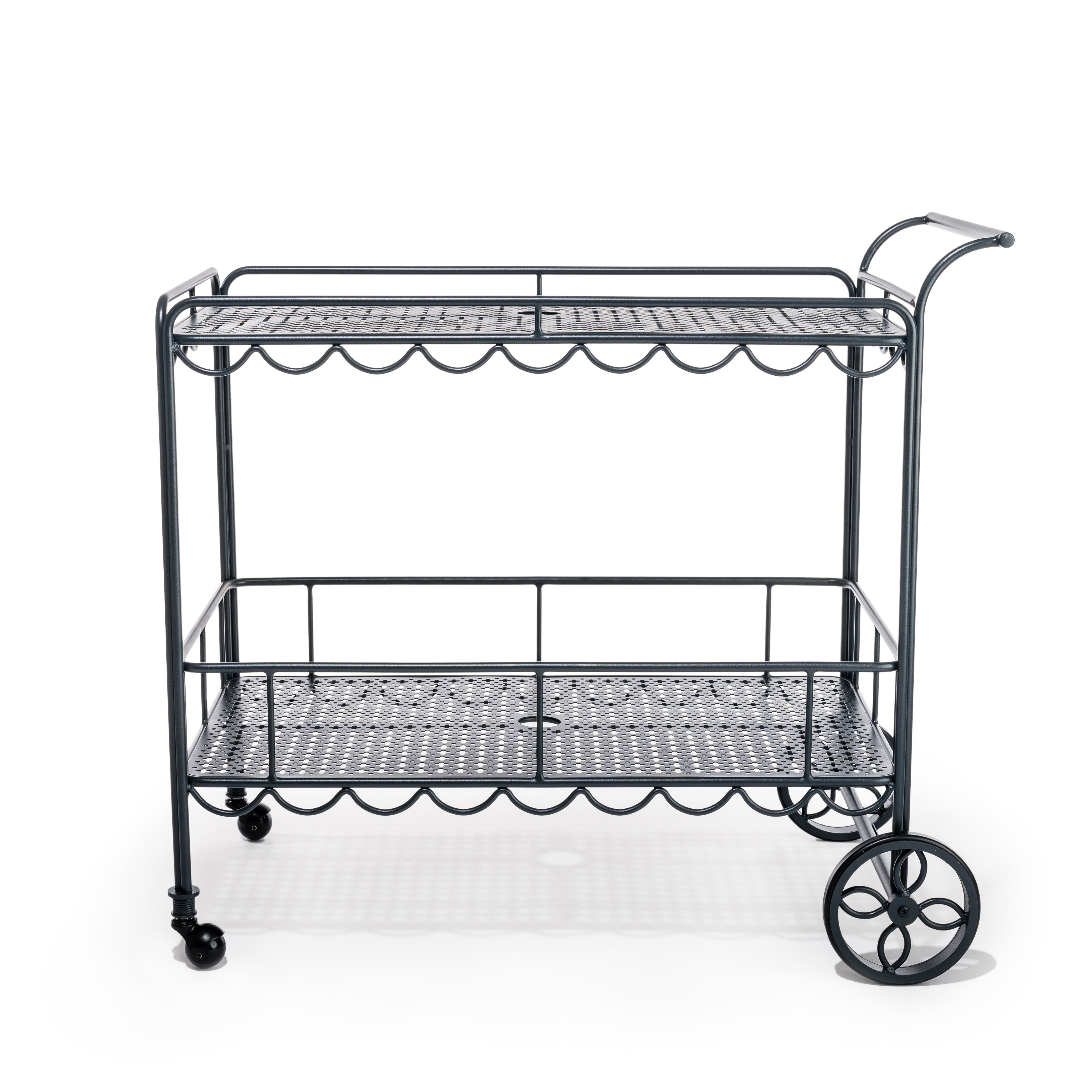 Business and Pleasure Co AL FRESCO BAR CART - VINTAGE BLACK | Perigold