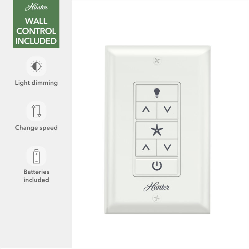 Hunter Fan 54" Havoc 3 - Blade Outdoor LED Standard Ceiling Fan with ...