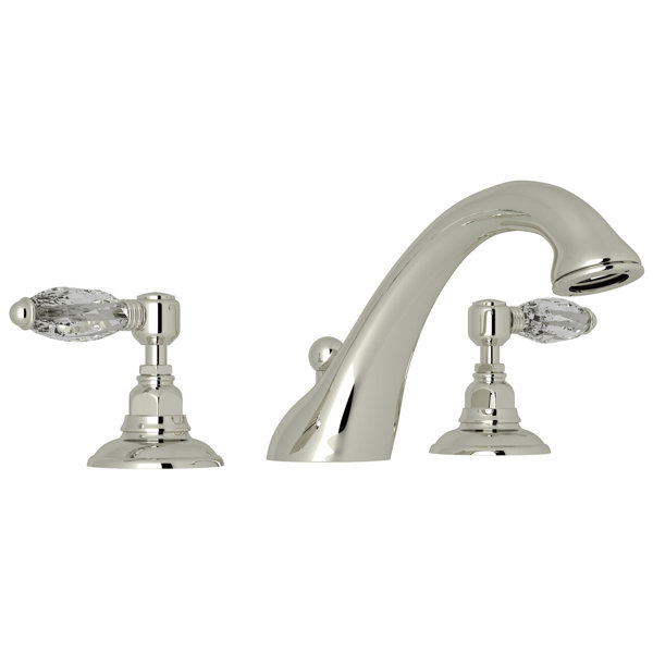 Rohl Viaggio® Double Crystal Handle Deck-Mounted Roman Tub Faucet ...
