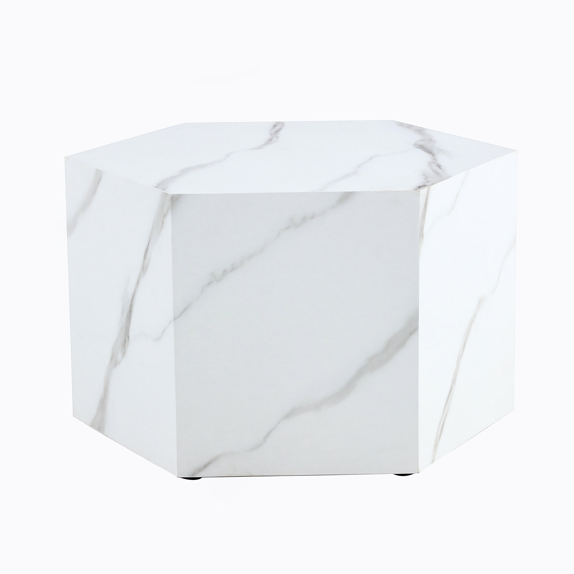 George Oliver Modern MDF coffee table, with complex texture patterns ...