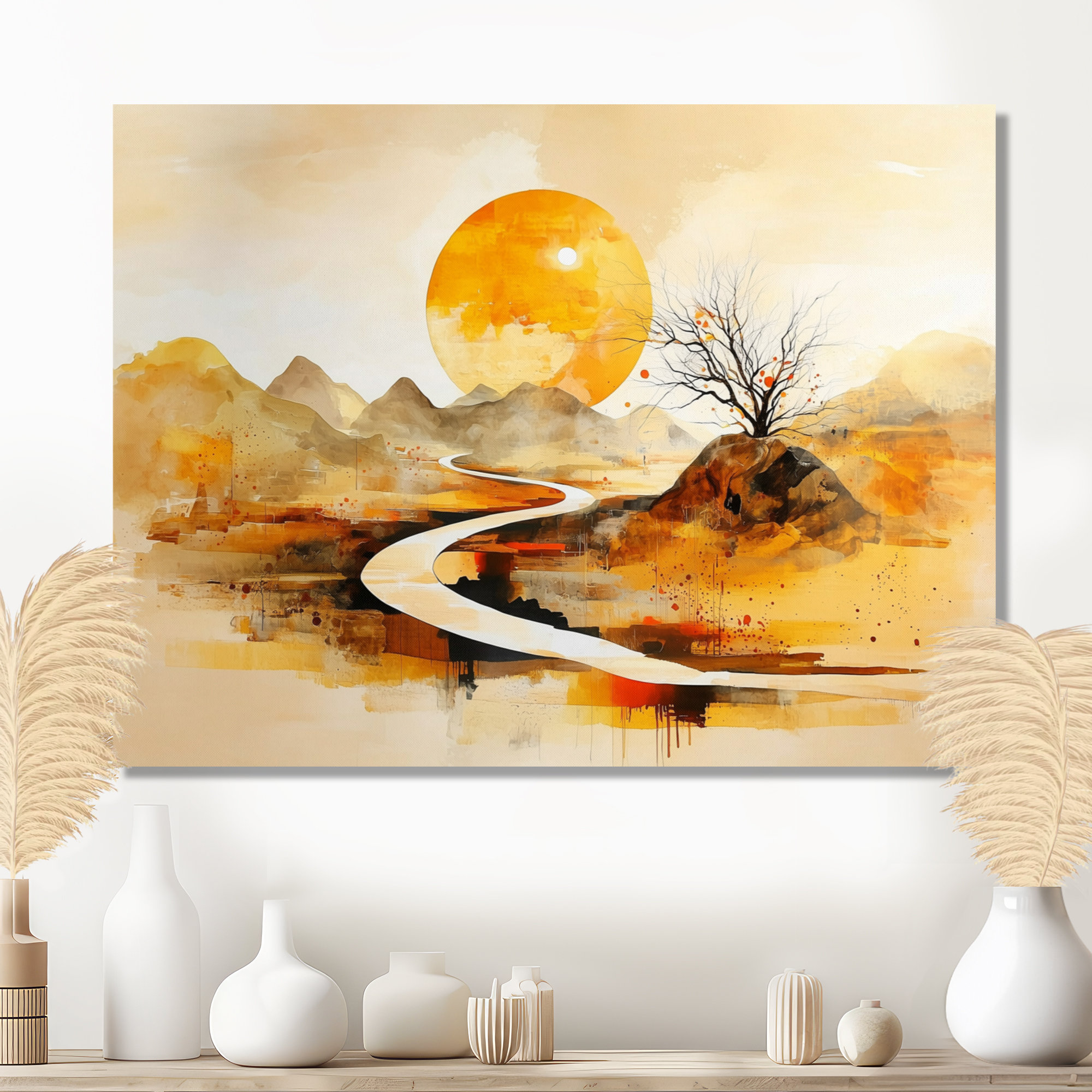 Ophelia & Co. Mystic Path Of Japanese Landscape II - Landscapes Metal ...