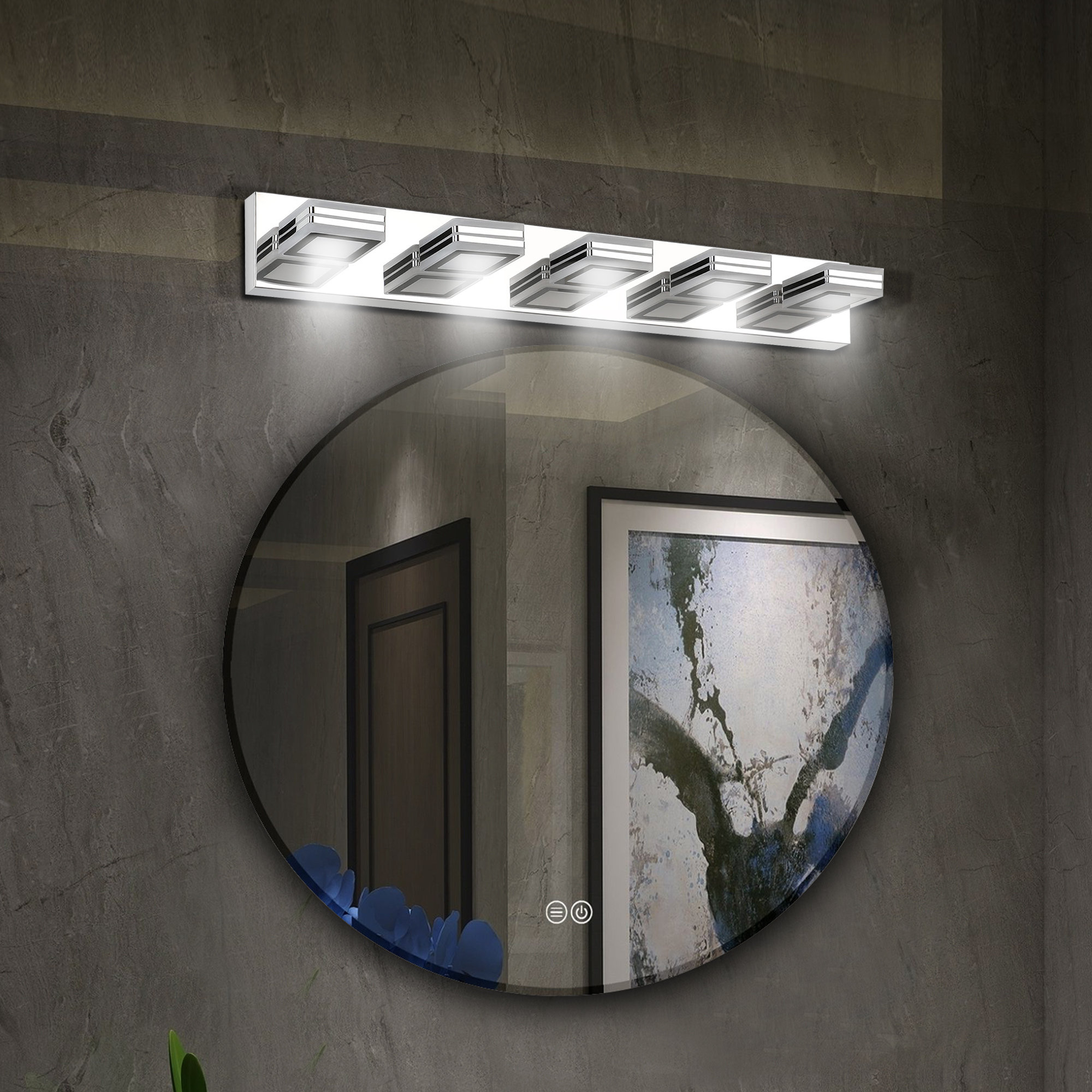 Ivy Bronx Harren 5 - Light LED Vanity Light - Wayfair Canada