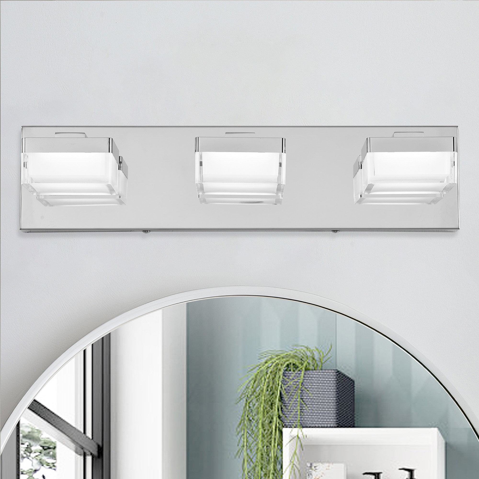 Ivy Bronx Modern Dimmable LED Vanity Lights For Mirror | Wayfair