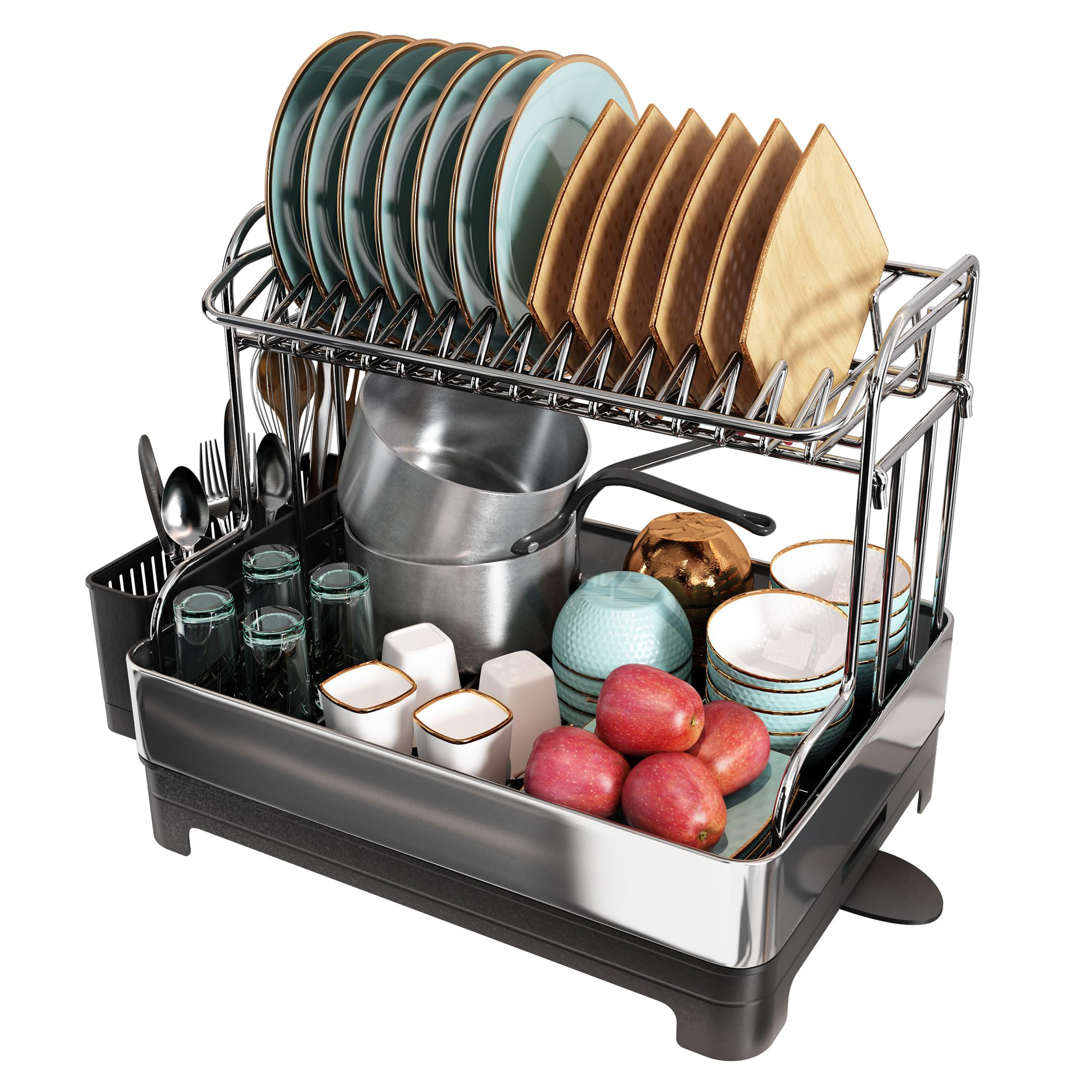 EDGAR'S FURNITURE MANUFACTURING INC Stainless Steel Dish Drying Rack ...
