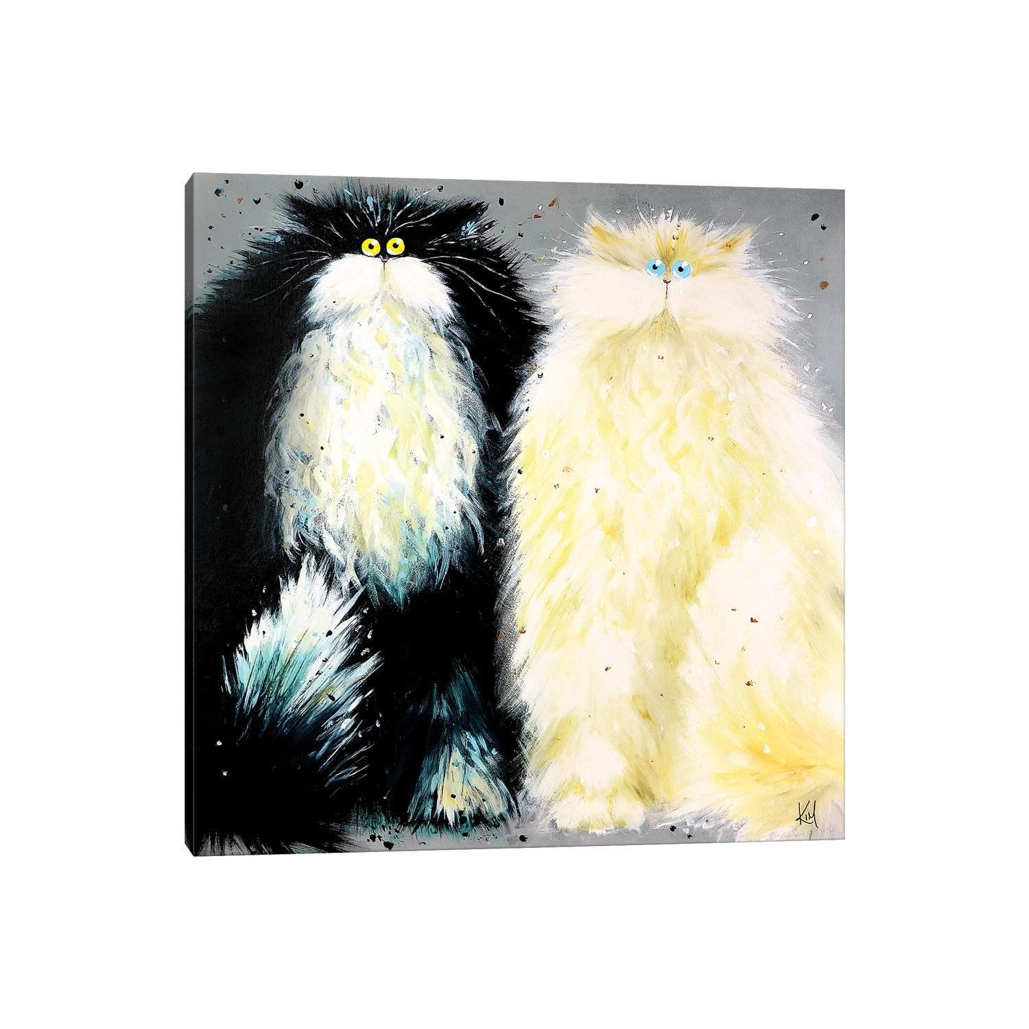 East Urban Home Mr and Mrs by Kim Haskins - Painting Print | Wayfair
