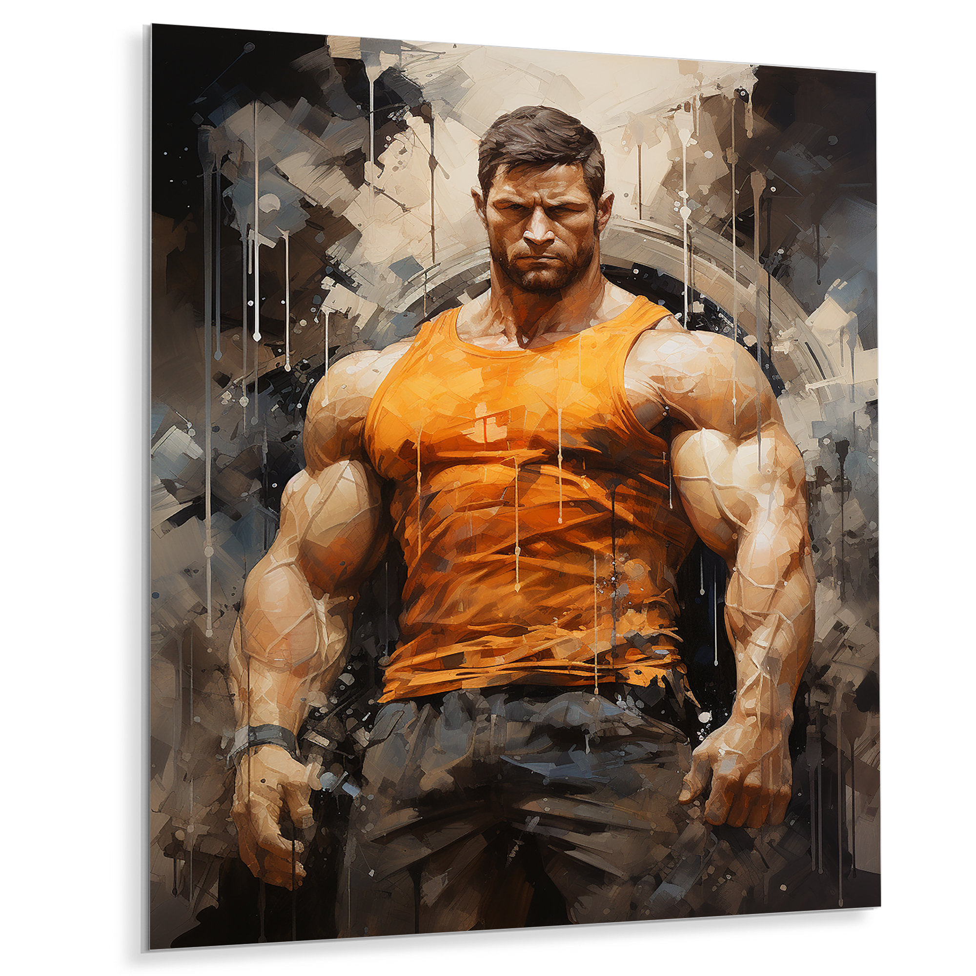 Winston Porter Bodybuilding Eternal Strength II On Metal Print | Wayfair