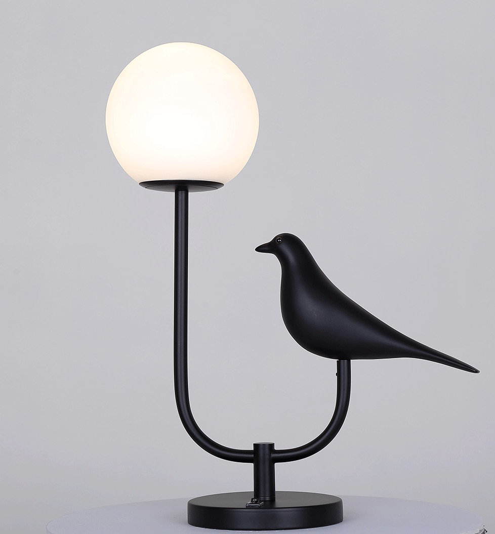 Winston Porter Tikva 1 Light Table Lamp With Matte Black Finish And ...