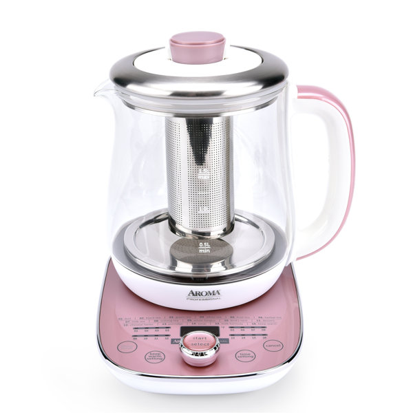 AROMAÂ Professional 1.5L / 6-Cup Glass Digital Electric Tea Maker ...