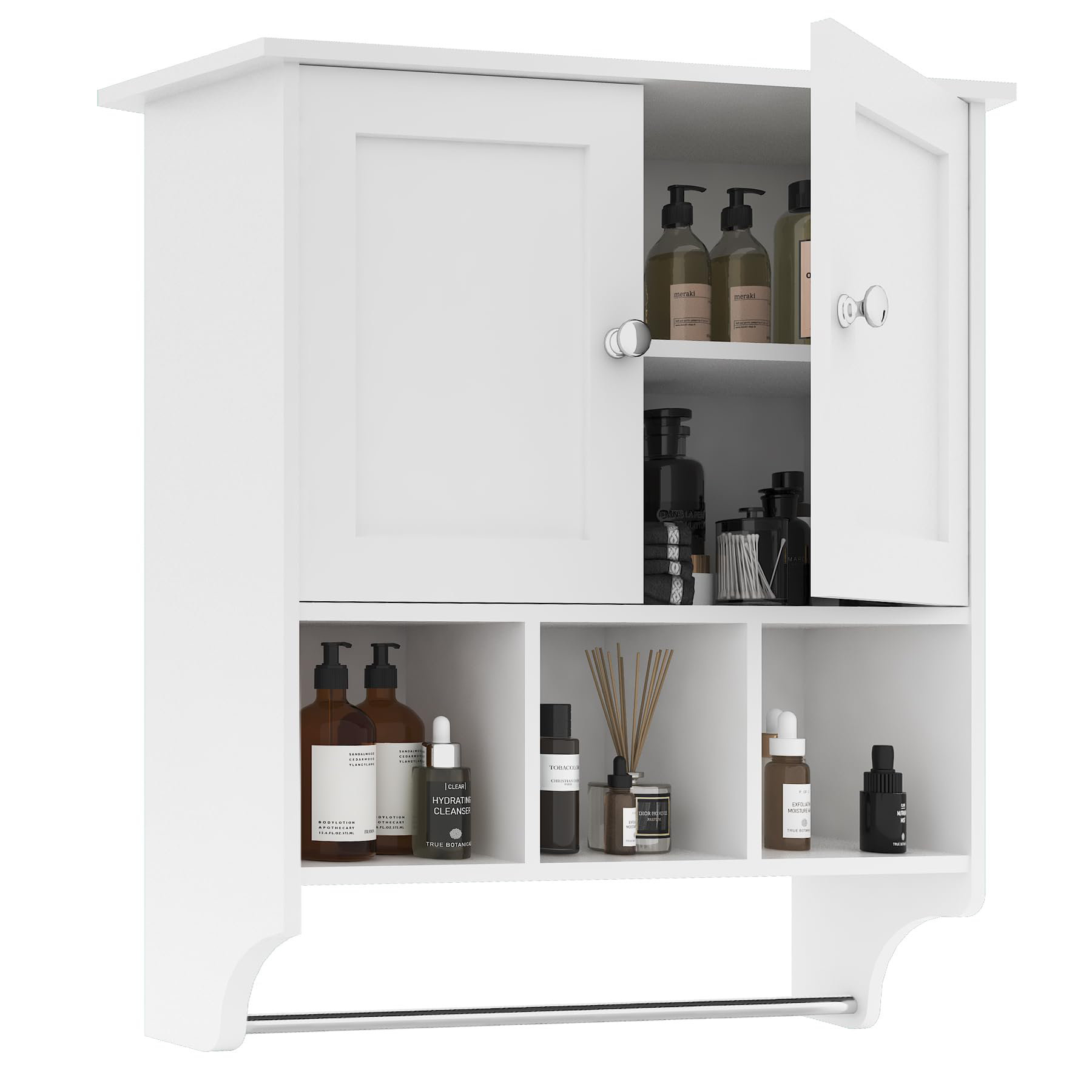 Lark Manor Medicine Cabinets, Space Saving Wall Cabinet With 2 Doors ...