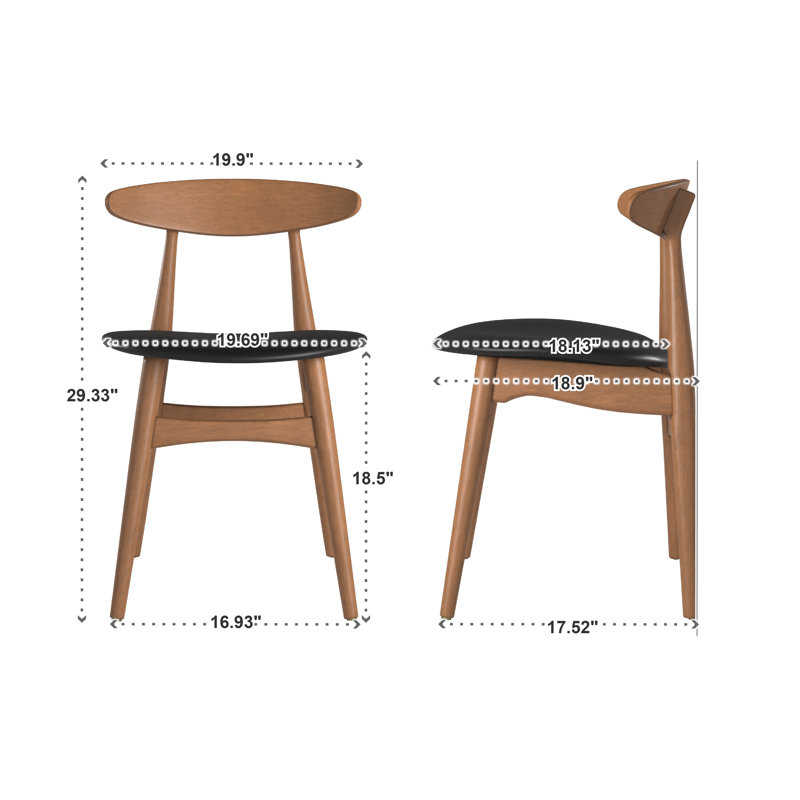 Mercury Row® Galligan Solid Back Side Chair & Reviews | Wayfair