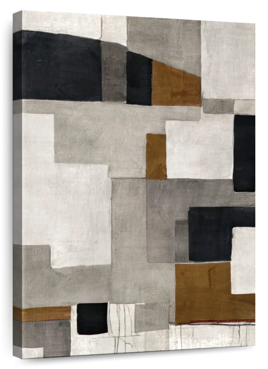 Elephant Stock Geometric Blocks I | Wayfair