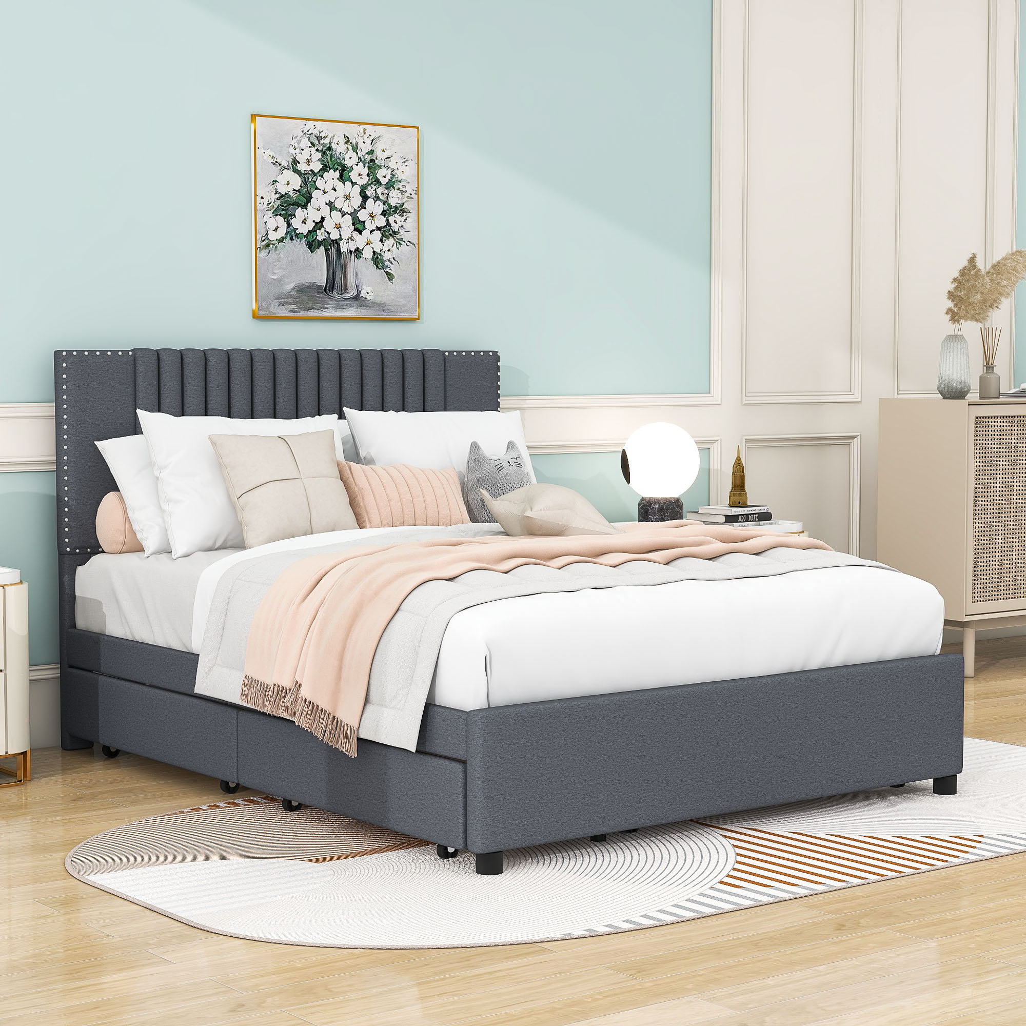Latitude Run® Hayan Full/Double Storage Platform Bed | Wayfair