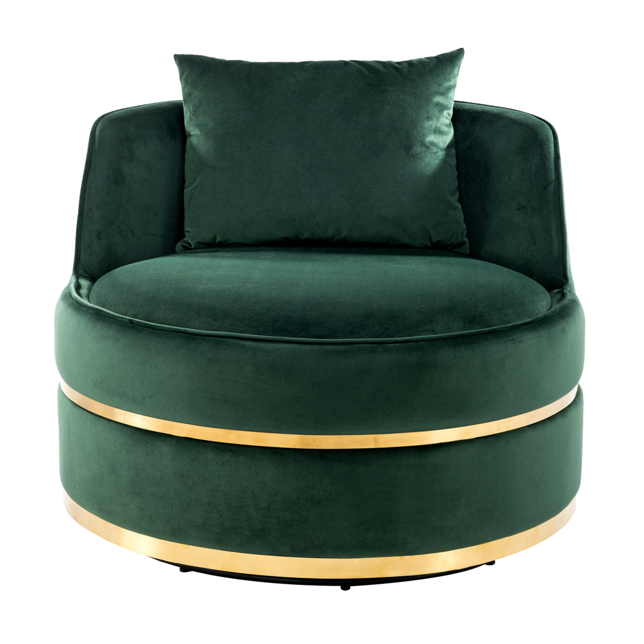 Mercer41 360 Degree Swivel Accent Chair Velvet Modern Upholstered ...