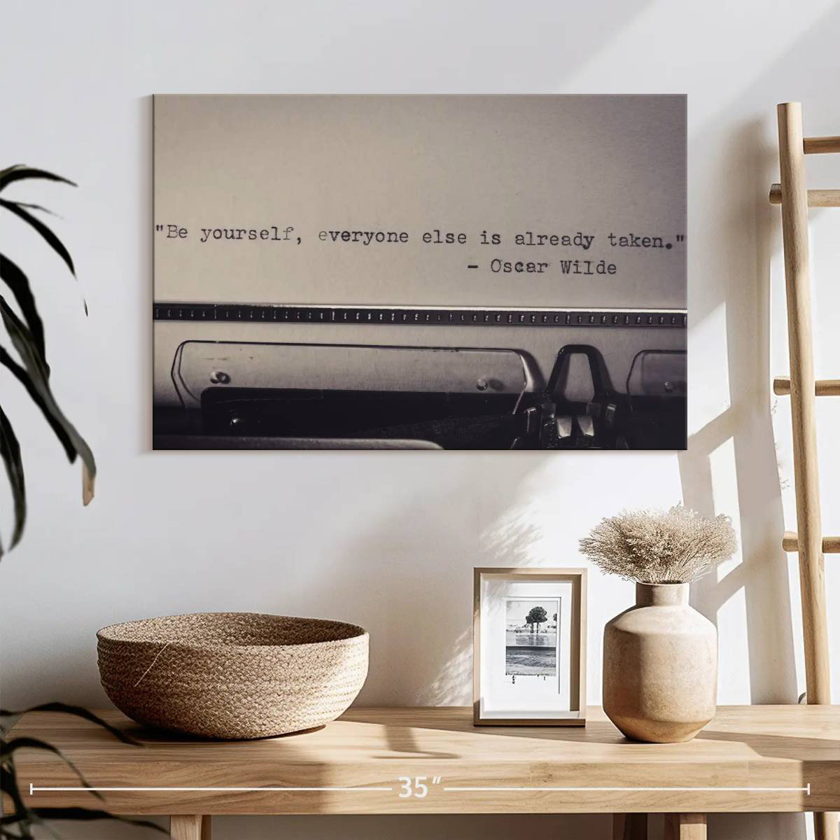 Ebern Designs Tergel Oscar Wilde Famous Quote | Wayfair