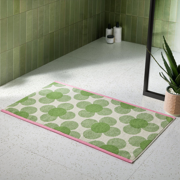 Orla Kiely Retro Flower Rectangle Bath Mat | Wayfair.co.uk