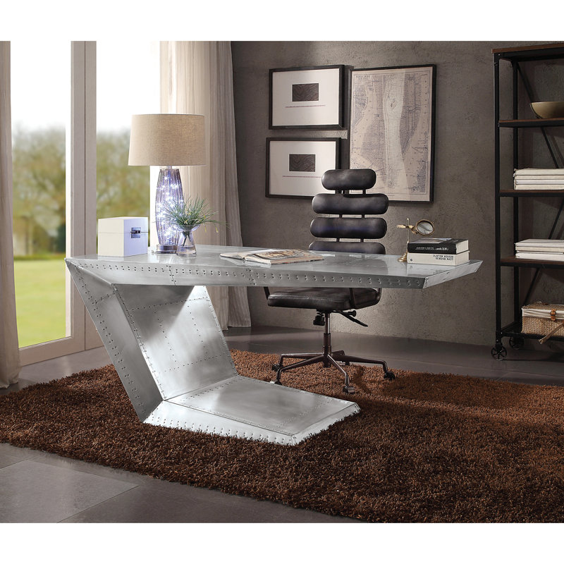 Trent Austin Design® Innes Geometric Shape Executive Writing Desk in ...