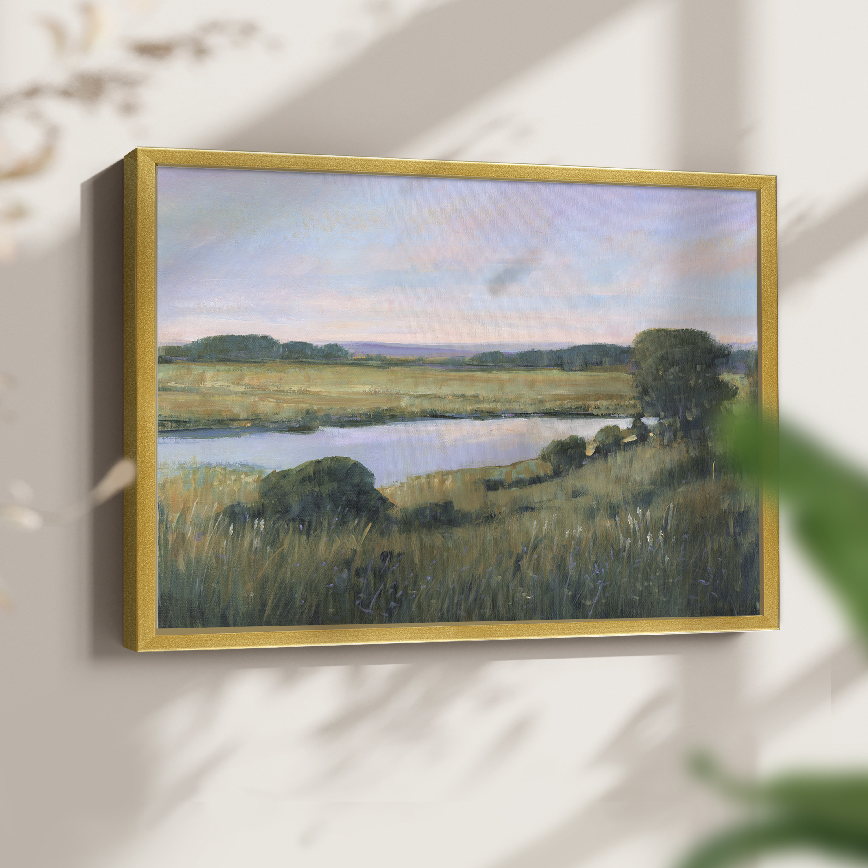 Dovecove Spring Marsh II -Framed Print - Restickable | Wayfair