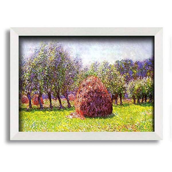 Ophelia & Co. Monet Heap Of Hay In The Field - Single Picture Frame Art ...
