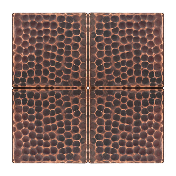 Premier Copper Products 2" x 2" Hammered Copper Tile & Reviews | Wayfair