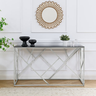 Chrome Console Tables You'll Love | Wayfair