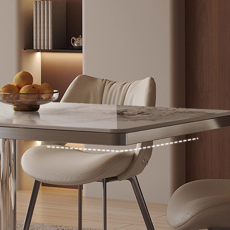 chunky dining table set