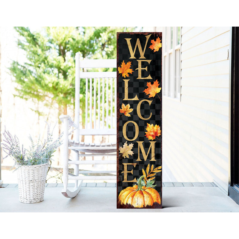 The Holiday Aisle® Welcome Fall Door Mural & Reviews - Wayfair Canada