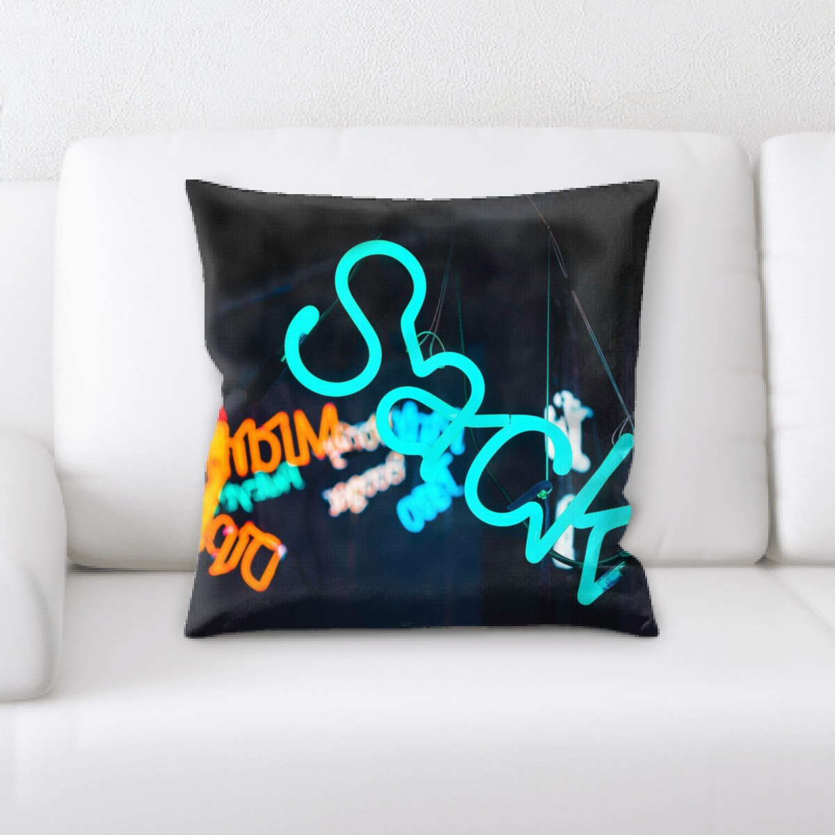 Latitude Run® Waithman Neon Throw Pillow | Wayfair