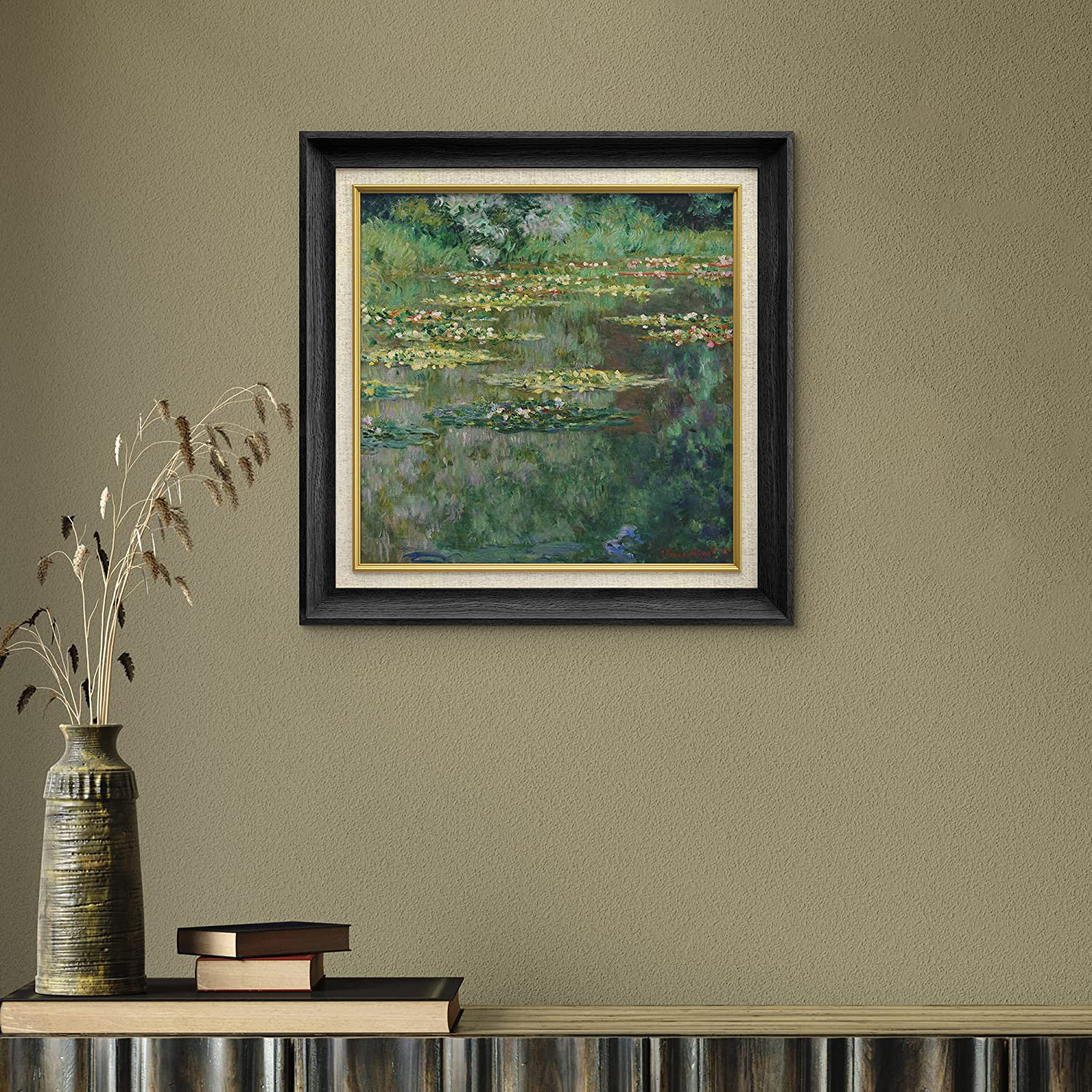 SIGNLEADER Flower Water Lily Pond by Claude Monet - Single Picture ...