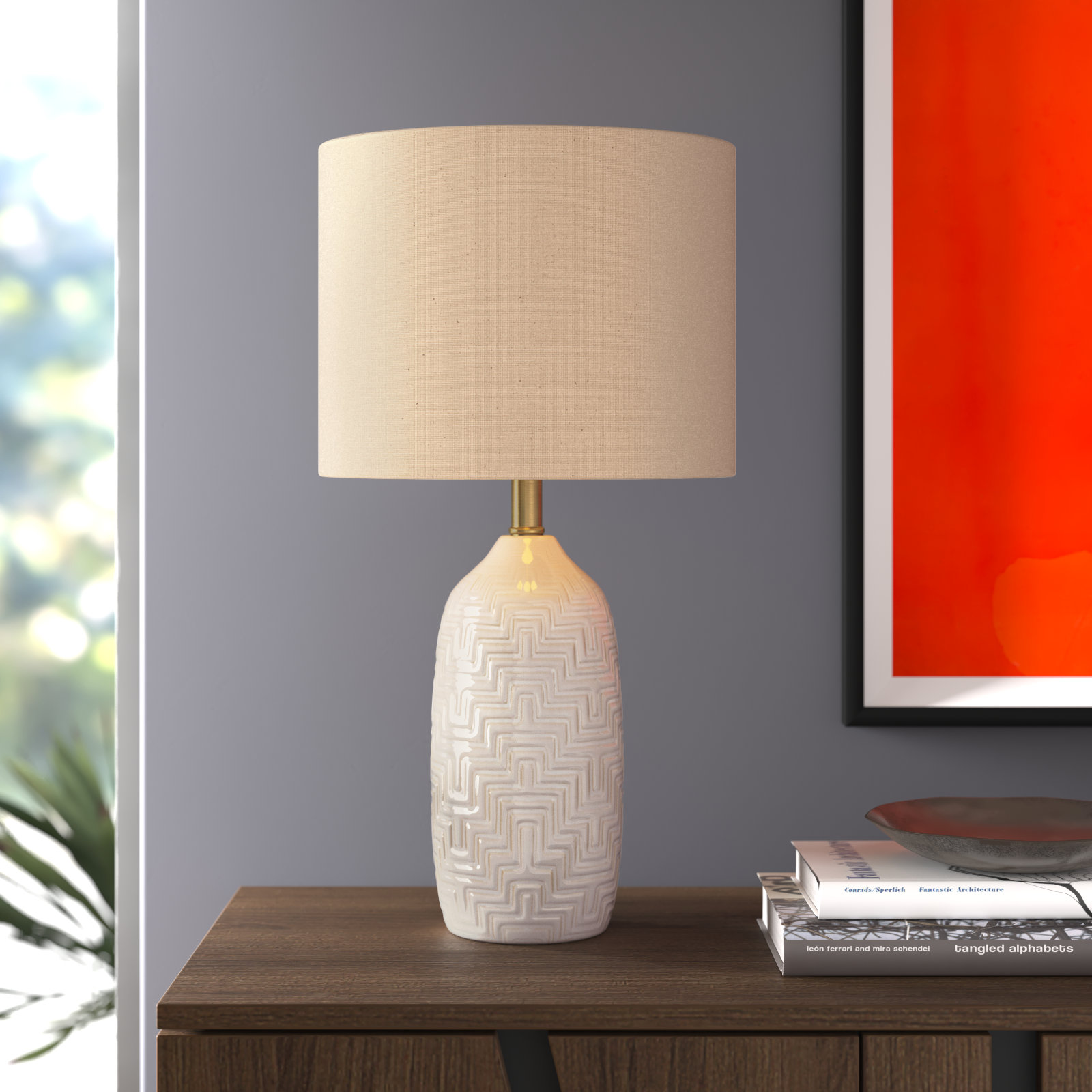 Wade Logan® Aubrionna Ceramic Table Lamp & Reviews | Wayfair