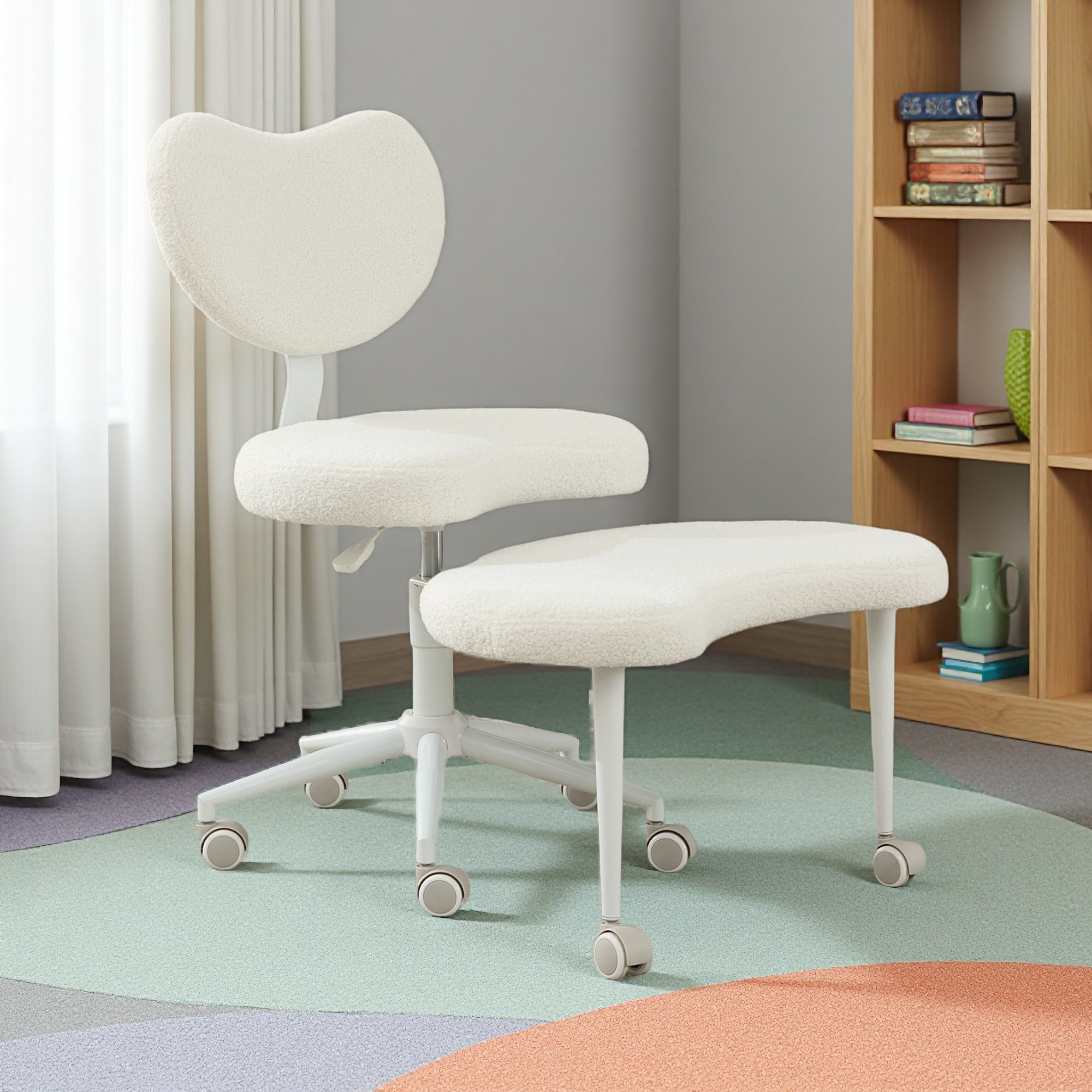Inbox Zero Meditation Chair Plus, Cross Legged Chair With Wheels, ADHD ...