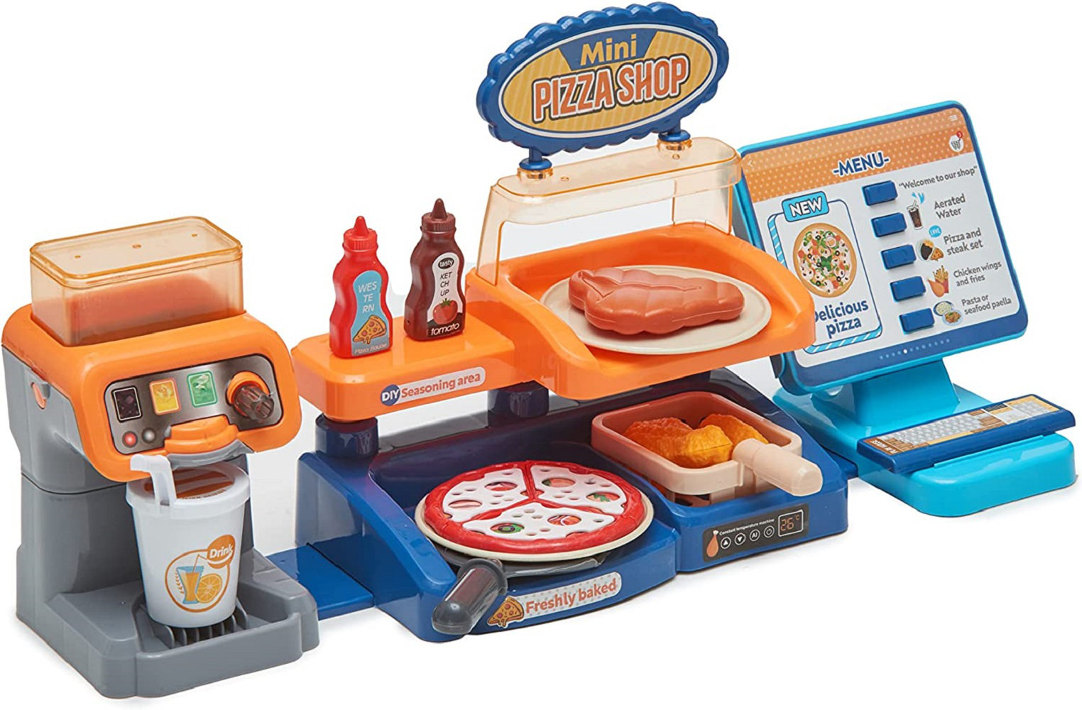 ToyChef Toy Chef Counter Set Pizza Shop - Wayfair Canada