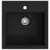 Vidaxl Granite Kitchen Sink Single Basin Black | Wayfair