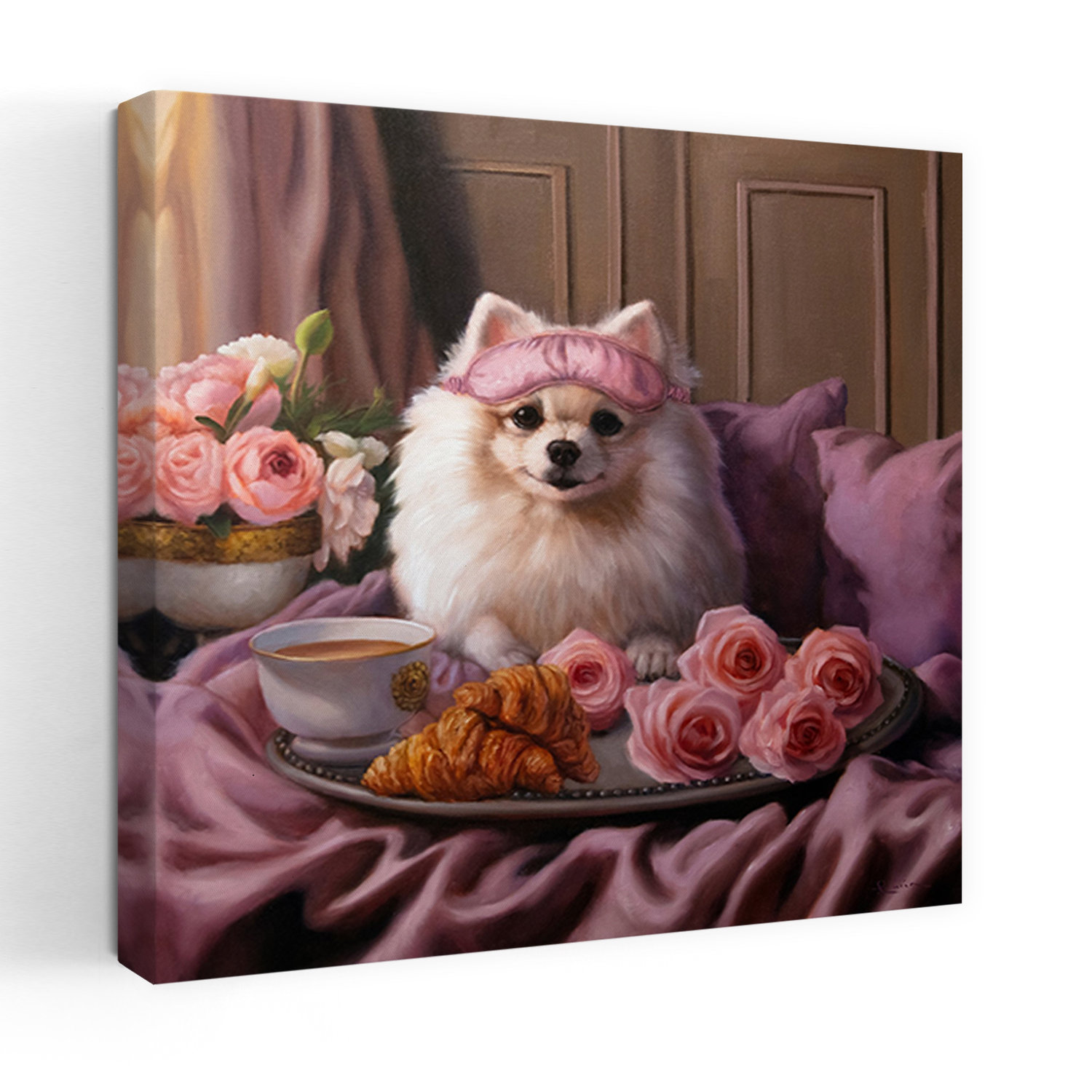 Latitude Run® Princess Gigi Contemporary Dog Urban Art | Wayfair