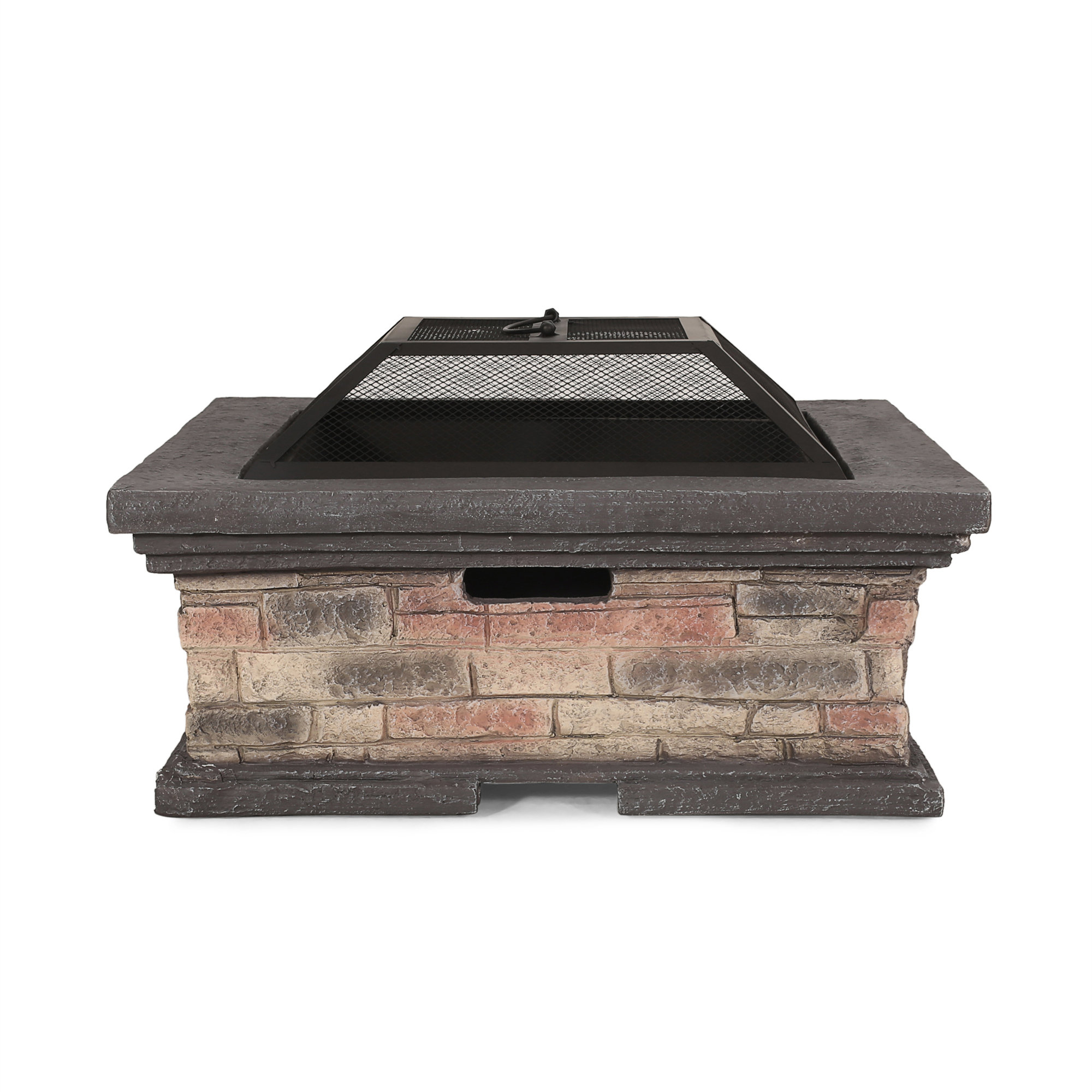 Canora Grey MGO 29” SQUARE WOOD BURNING FIRE PIT | Wayfair
