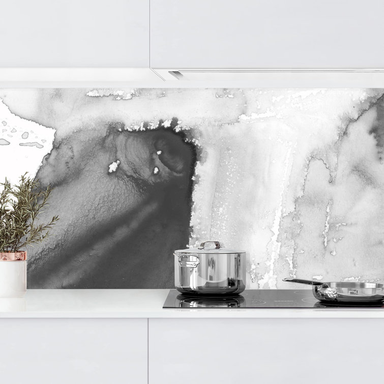 Ivy Bronx Haze and Water I 80 x 280cm PVC Tile in Grey | Wayfair.co.uk