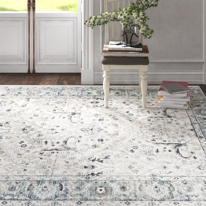 Kelly Clarkson Home Margarit Oriental Gray/Teal Area Rug & Reviews ...