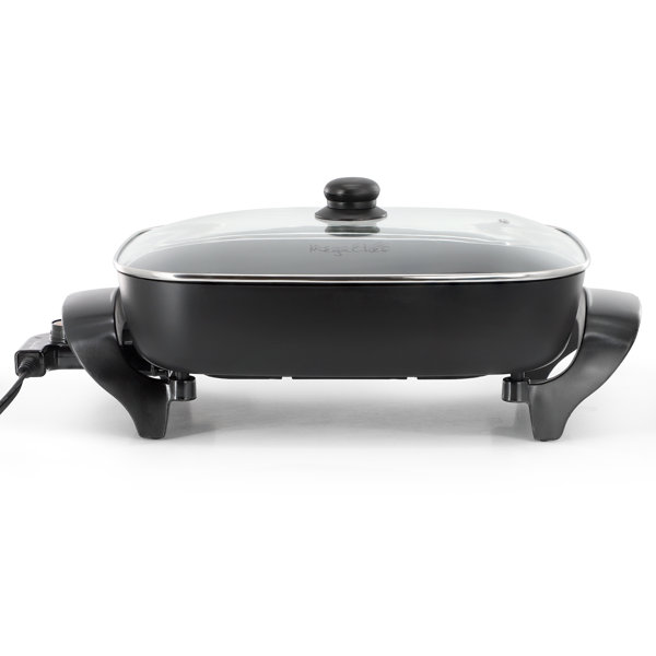 MegaChef 14.96 Inch Electric Fry Pan with Non-Stick Coating | Wayfair