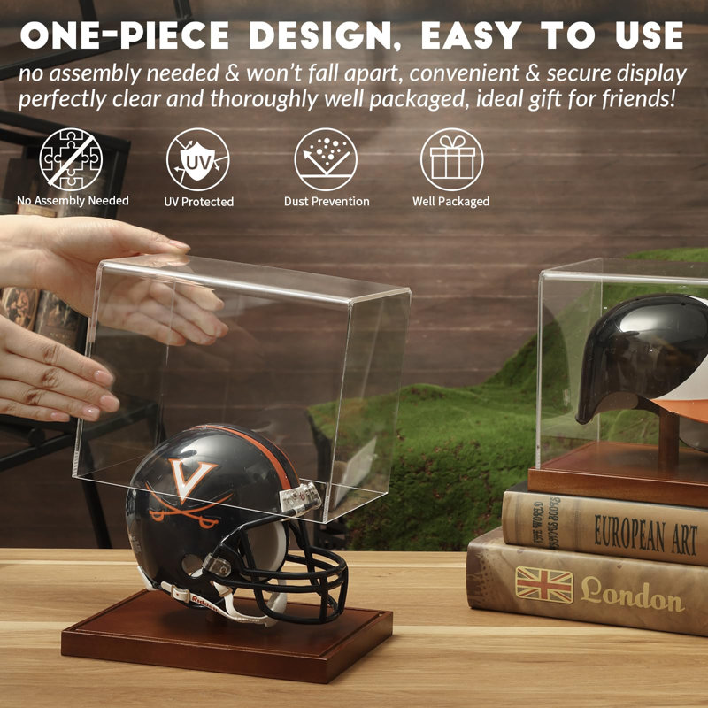 Mini Helmet Display Case Mini Helmet Showcase UV