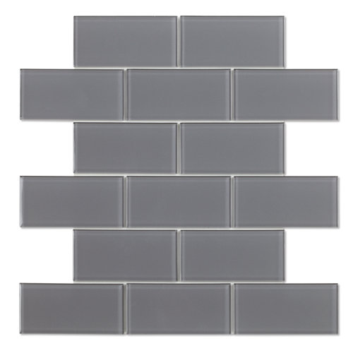 Speed tiles 1.9'' W x 3.9'' L Glass Peel and Stick Mosaic Tile ...