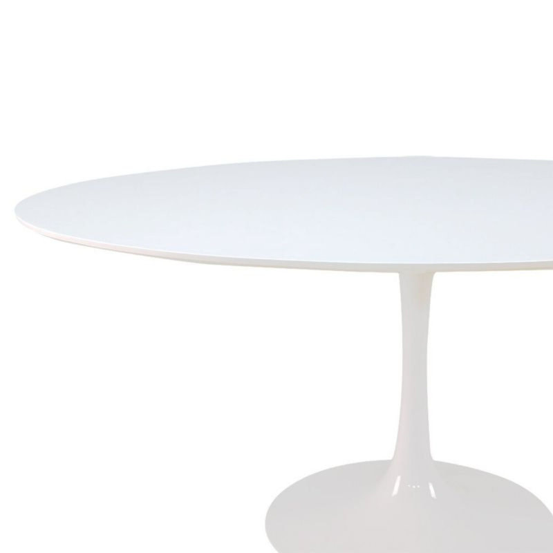 Orren Ellis Oval Metal Base Dining Table | Wayfair
