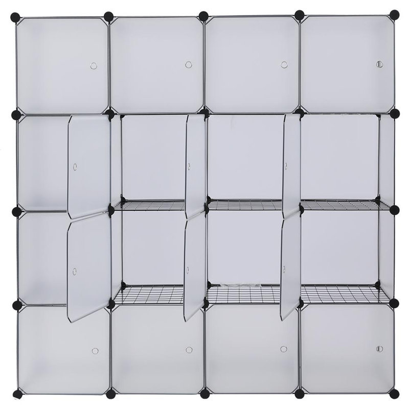 Rebrilliant Tavistock Plastic Closet System & Reviews | Wayfair