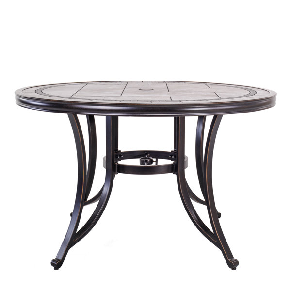 Fleur De Lis Living Jacque Stone Outdoor Dining Table & Reviews | Wayfair