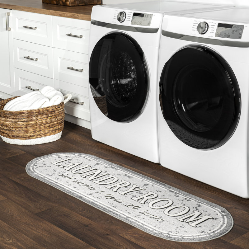 Trinx Graphic Machine Washable Laundry Mat & Reviews | Wayfair