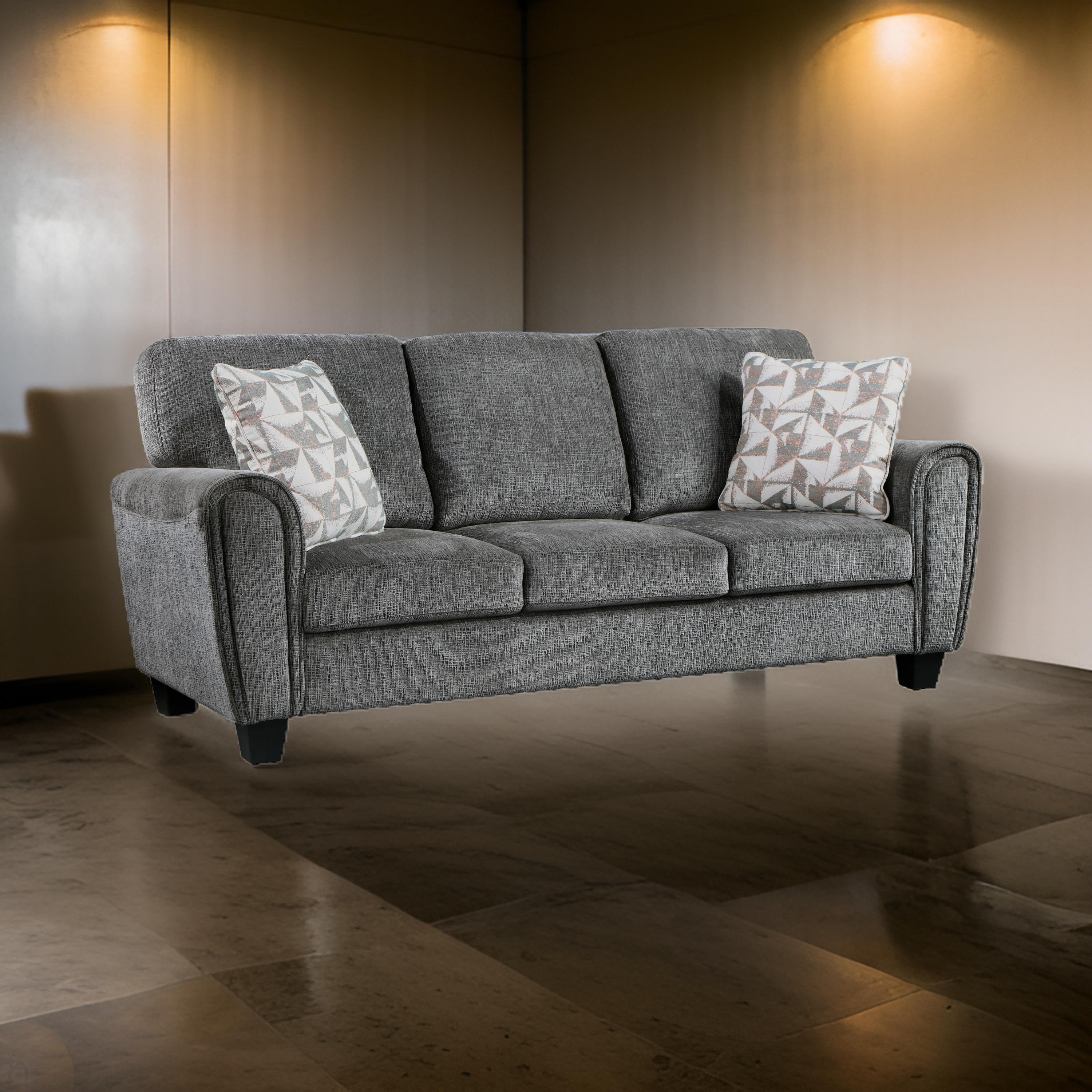Latitude Run® Samer 85'' Chenille Round Arms Sofa | Wayfair
