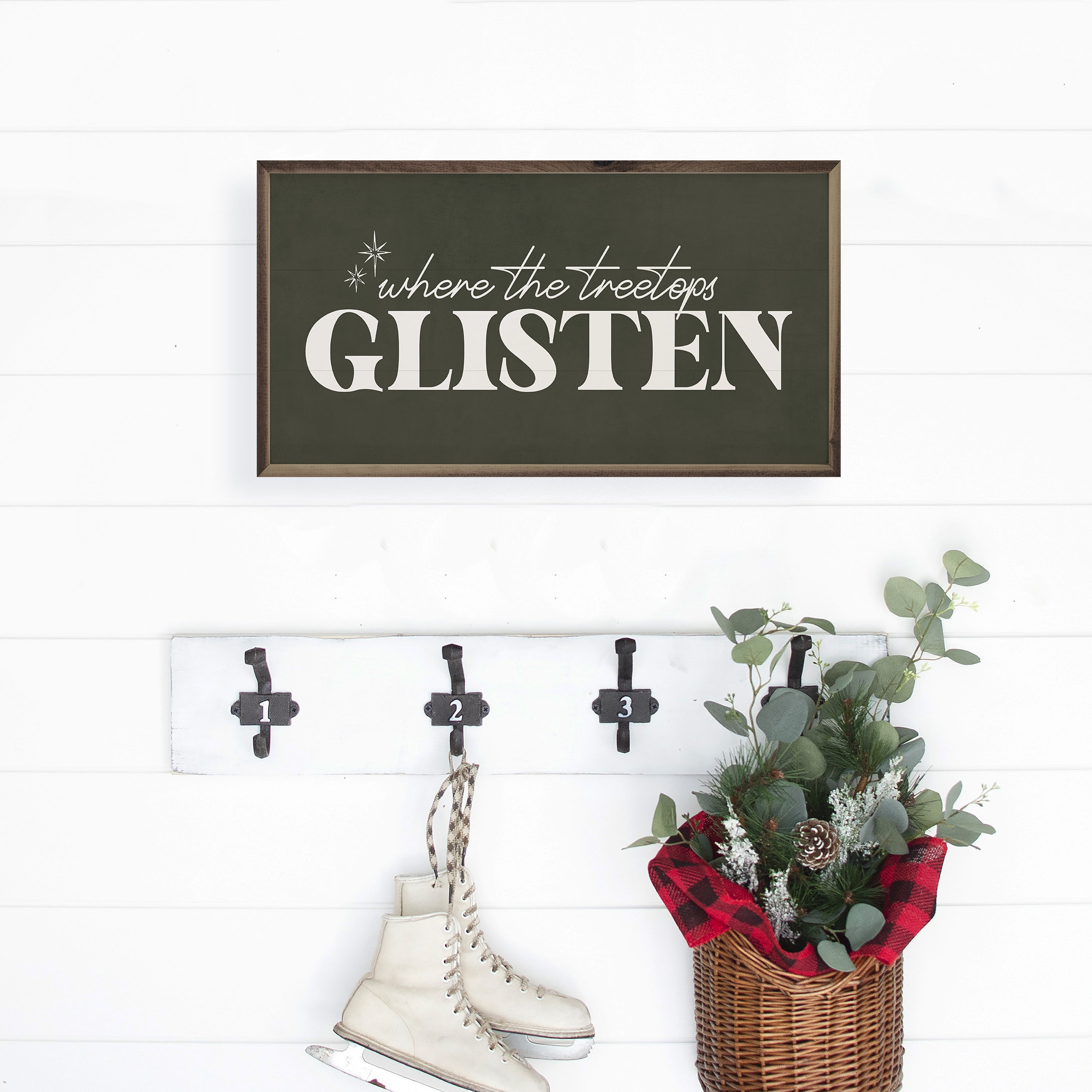 The Holiday Aisle® Where The Treetops Glisten Stars Green - Wayfair Canada