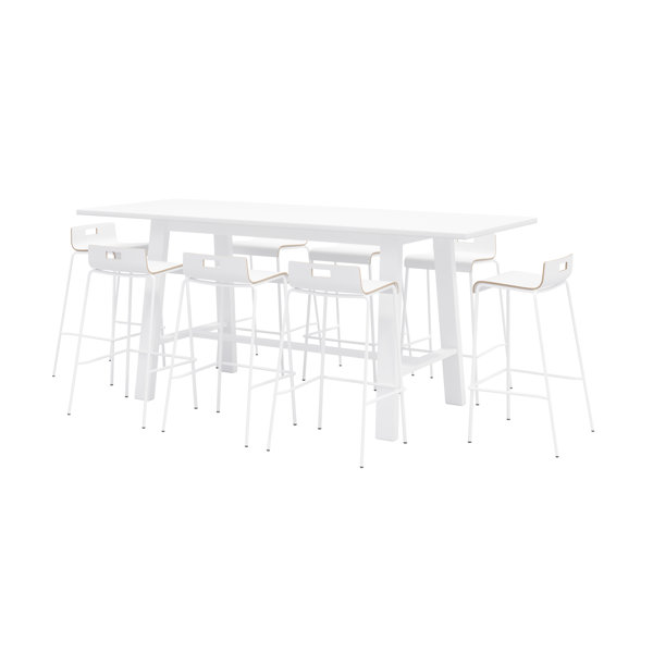 KFI Studios Midtown- Jive Set 96" L Rectangular Breakroom Table and ...
