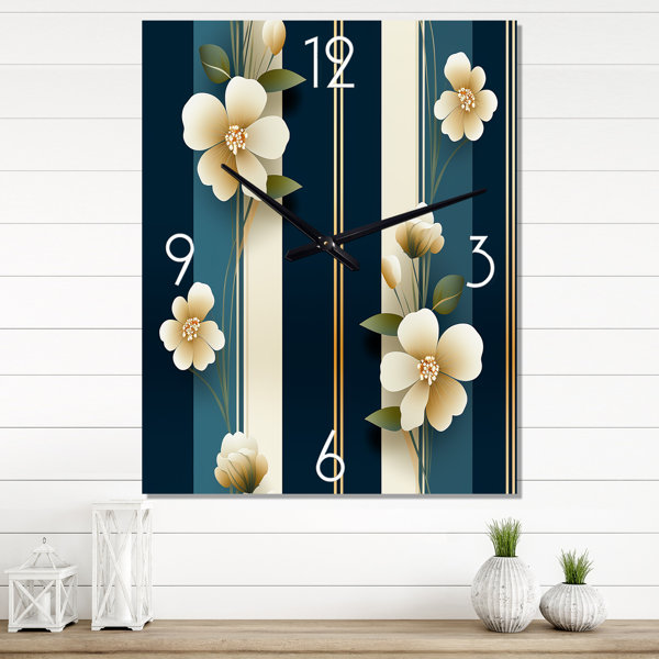 East Urban Home Jamear - Vintage Vintage Wall Clock | Wayfair