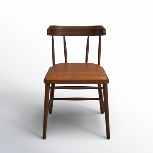 Genuine Leather Kitchen & Dining Chairs You'll Love | Wayfair